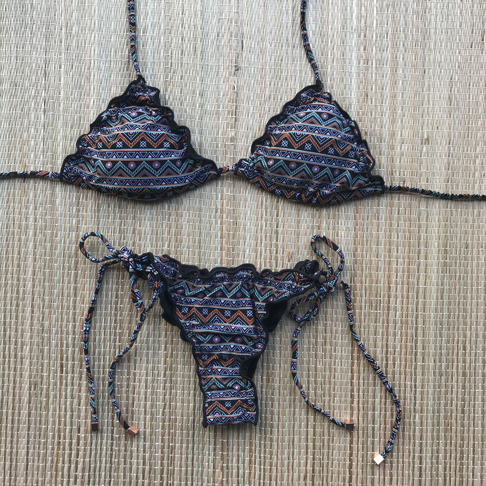 Biquíni Ripple Lacinho - Estampa Étnica - Dondoca Moda Feminina Dondoca ...