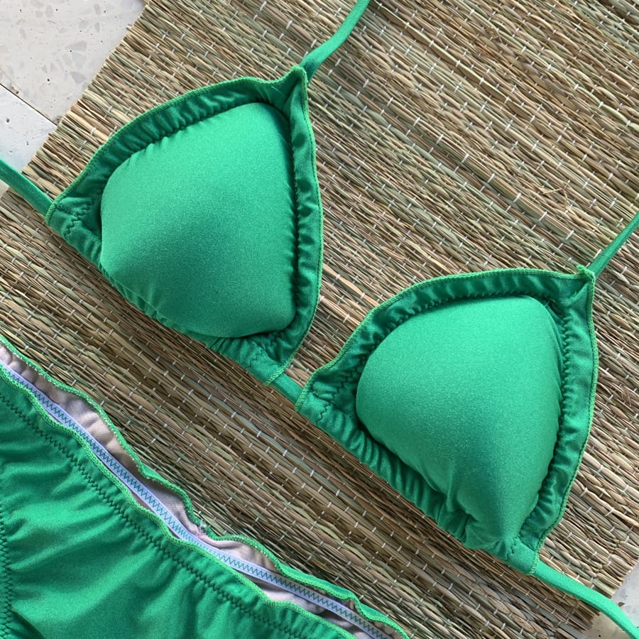 Biquíni Ripple Fechado - Verde Dondoca Moda Feminina